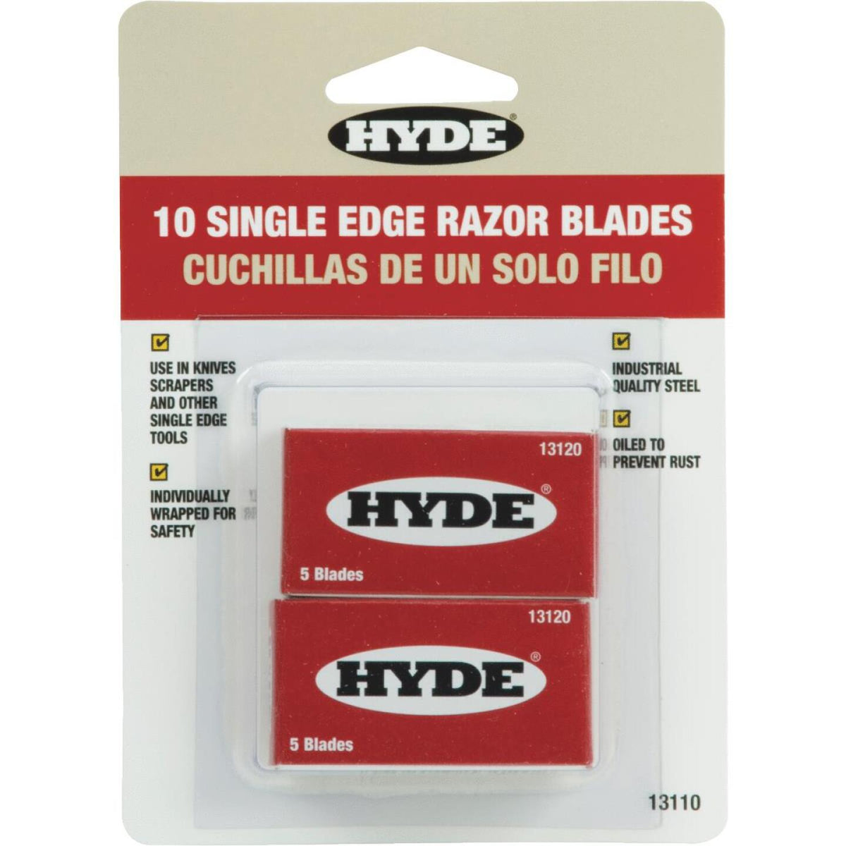 Hyde Single Edge Razor Blades (10-Pack) - Lynden, WA - Vander Griend ...